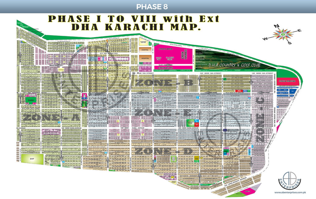 DHA City Karachi Map: A Complete Handbook About Its Layout, Sectors ...